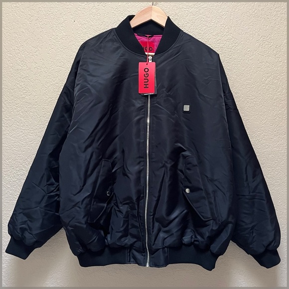 Hugo Boss | Jackets & Coats | Hugo Boss Womens Zip Up Oversized Fit ...